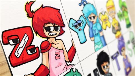 Drawing Alphabet Lore But It S Reverse Real Life Humanized