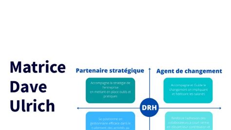 Matrice D Ulrich Typologie Des Drh