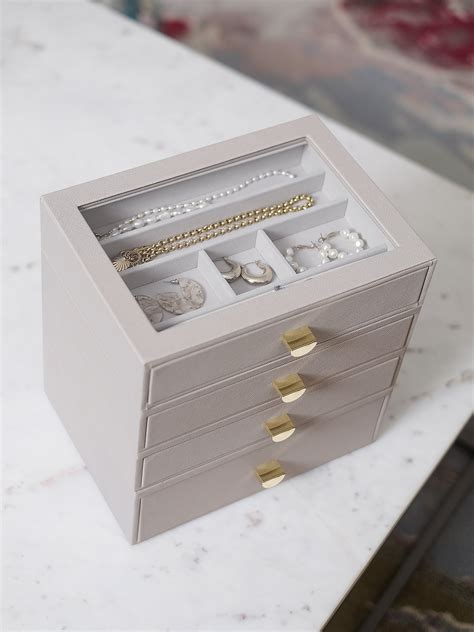 Szkatułka na biżuterię Stackers classic z 4 szufladami 75892 FF