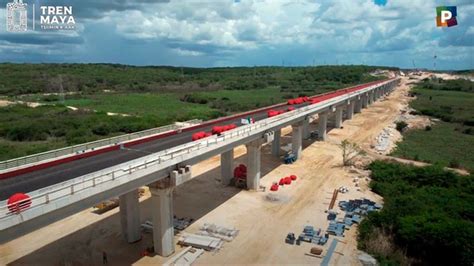 Tramo 2 del Tren Maya llega al 100 por ciento de vía terminada en 234