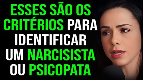 Qual a diferença entre NARCISISTA PSICOPATA E SOCIOPATA Fernanda
