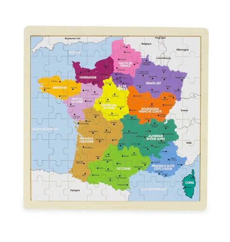 Présentation 88 imagen puzzle carte de france fr thptnganamst edu vn