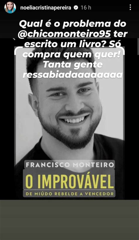 Noélia Pereira Qual é o problema do Francisco Monteiro ter escrito um