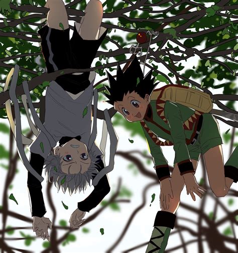 Killua Zoldyck And Gon Freecss Hunter X Hunter Drawn By Kasukasugom