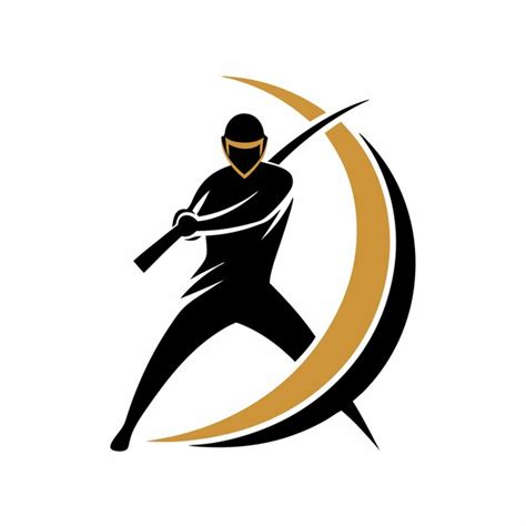 Premium Vector Cricket Player Logo Design Vector Illustration