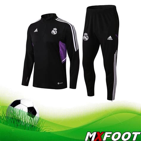 Site De Nouveau Ensemble Survetement De Foot Real Madrid Noir 2022 2023