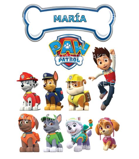 Toppers Patrulla Canina Env O H Fantastic Cake