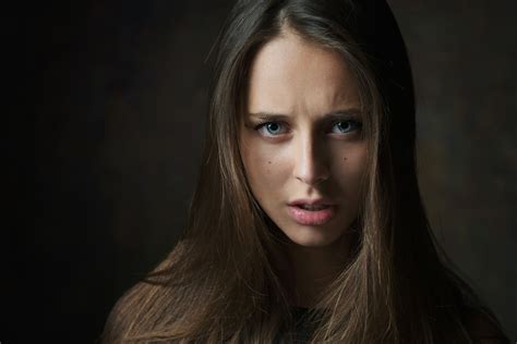 Face Black Women Model Portrait Long Hair Glasses Photography Black Hair Barbara Palvin