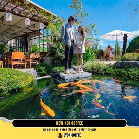 Top 12 quán cafe cá koi đẹp nhất ở Sài Gòn Lyon Coffee