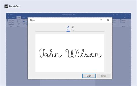 How To Create An Electronic Signature In Microsoft Word Overview