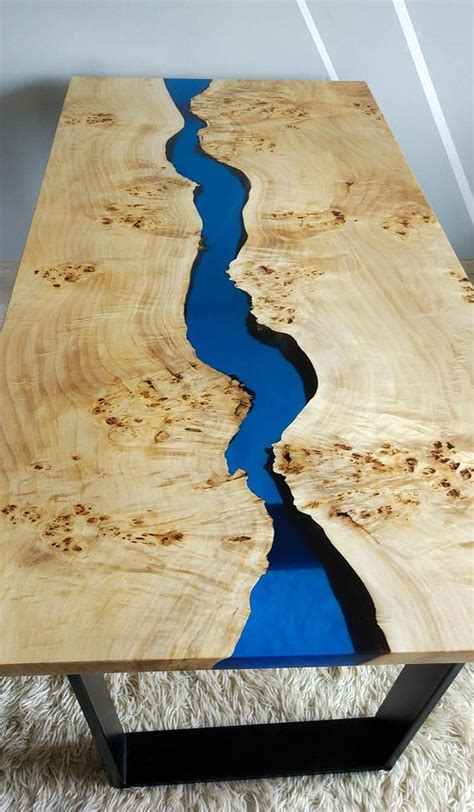 Awesome Resin Wood Table That Will Make You Want To Have It Hoommy