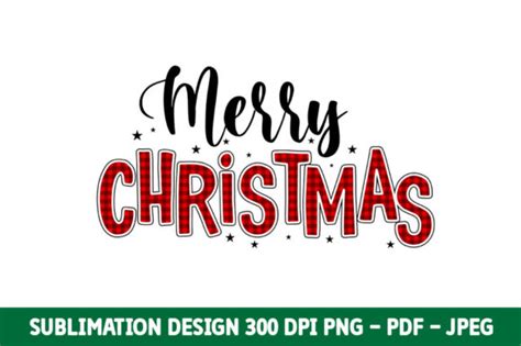 FREE Merry Christmas Sublimation Graphic By Designdealy Creative Fabrica