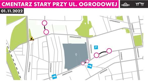 Wszystkich Świętych 2022 w Łodzi Zmiany w organizacji ruchu w pobliżu