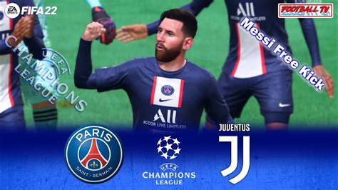 FIFA 22 PSG Vs JUVENTUS UEFA Champions League 22 23 Gameplay