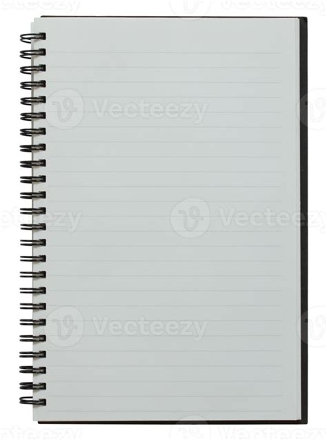 Blank Spiral Notebook Isolated With Clipping Path For Mockup 11380501 PNG