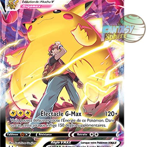 Pikachu Vmax Full Art Ultra Rare Tg Tg Epee Et Bouclier