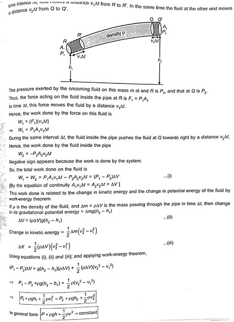 obtain bernoulli s equation for steady incompressible irrotional and viscous liquid