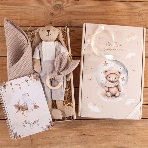 PREZENT Na Roczek Chrzest Narodziny Baby Shower Dla Dziecka Z