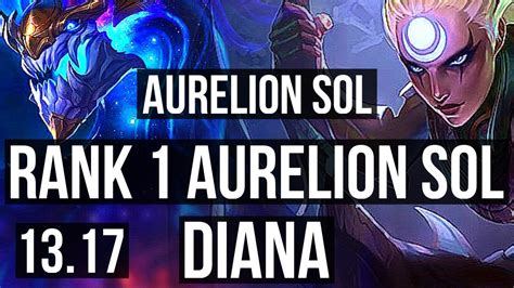 Aurelion Sol Vs Diana Mid Rank Aurelion Sol Quadra