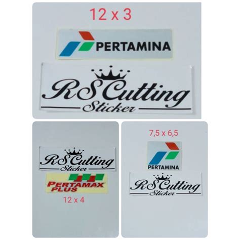 Jual Sticker Pertamina Pertamax Shopee Indonesia