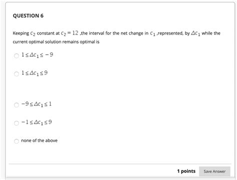 solved question 6 keeping c2 constant at c2 12 the