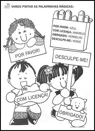 Sequência Didática das palavrinhas mágicas para educação infantil SÓ