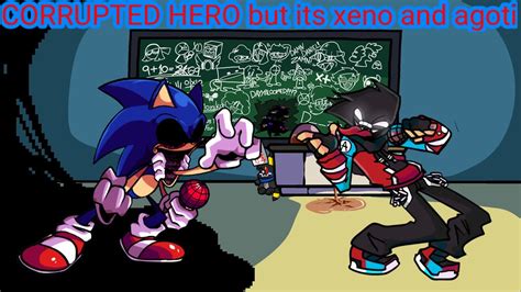 FNF Corrupted Hero But Its Xeno And Agoti Sings YouTube