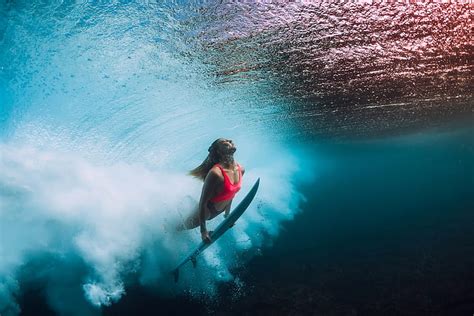 Sea Water Women Underwater HD Wallpaper Wallpaperbetter