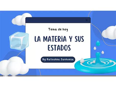 Gu A Cambios En Los Estados De La Materia Profe Social