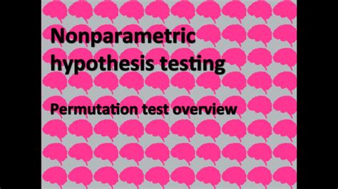 day 31 introduction to permutation tests youtube