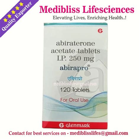250mg Abiraterone Acetate Tablets Abirapro Abisam At Rs 6100 Box