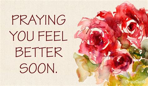 Praying You Feel Better Soon ECard Send Get Well Ecards And Online