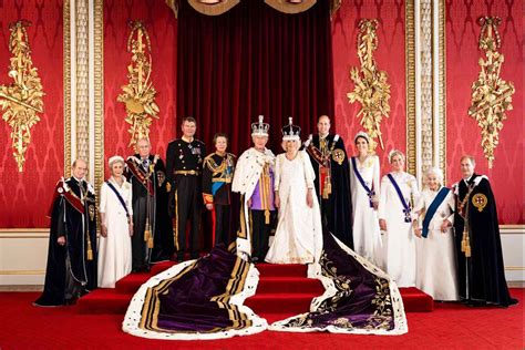 Kate Middleton Prince William Join King Charles In Coronation Portrait