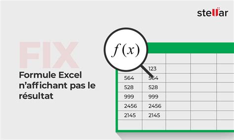 Découvrir 156 imagen excel la cellule affiche la formule et non le