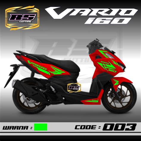 Sticker Cutting Vario 160 All New Aksesoris Motor Vario New 2022