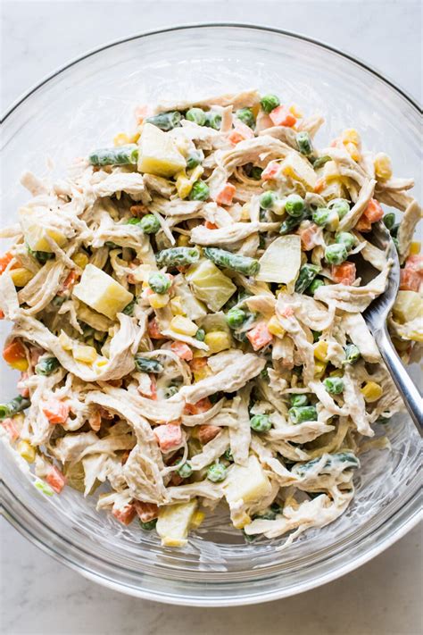 Ensalada De Pollo Mexican Chicken Salad Isabel Eats