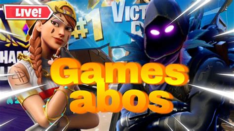 LIVE FORTNITE FR GAMES ABOS ET CREATIF YouTube