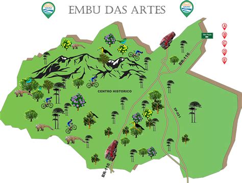 Mapa Embu Das Artes Mapas Tur Sticos Online