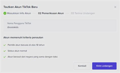 Inilah Cara Menautkan Akun TIkTok Ke TikTok Shop Sosiakita