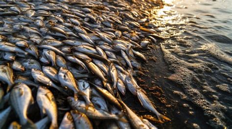 Millones de peces muertos como resultado de la liberación de agua