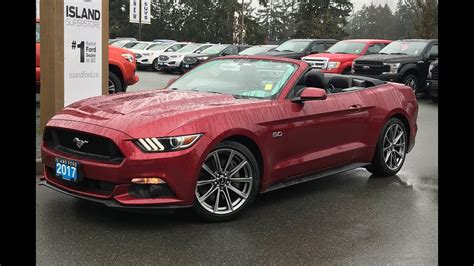 2017 Ford Mustang GT Premium Convertible Review Island Ford YouTube