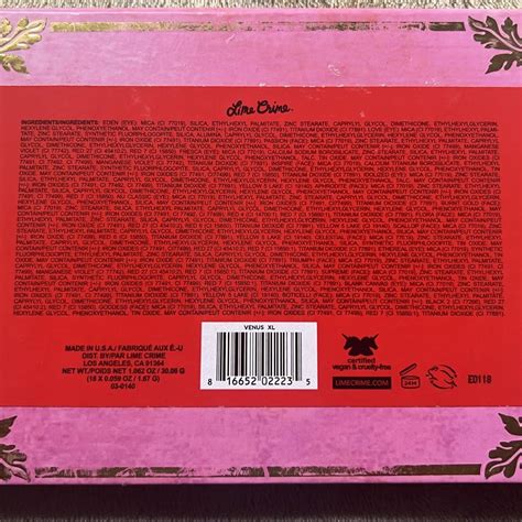 Lime Crime Venus XL Eyeshadow Palette Only Been Used Depop