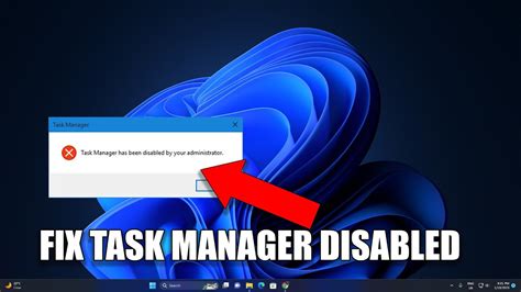 How To Fix Task Manager Has Been Disabled By Your Administrator In