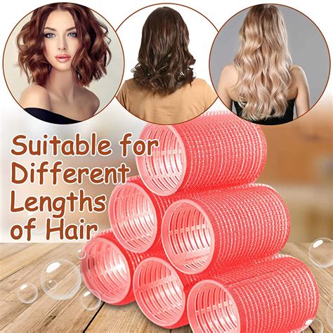 Jumbo Hair Rollers Packs Large Rollers For Hair Self Grip Salon