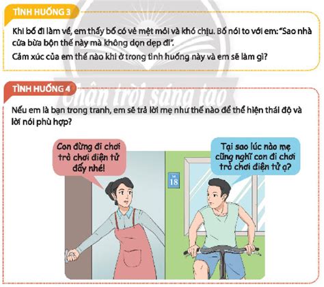 Nhiệm vụ 5 Ứng xử phù hợp với các tình huống giao tiếp trong gia đình