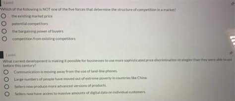 Solved 15 1 Point A Strategy To Reduce The Threat Posed By Chegg