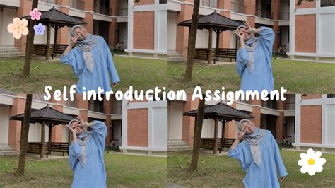 Self Introduction Assignment Eng Youtube