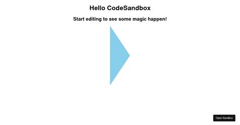 React Svg Triangle Codesandbox