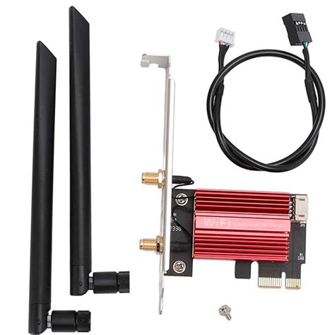 Placa De Rede Wireless PCI E AC1200 Dual Band 2 4g 5ghz C Bluetooth 4