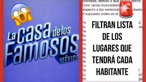 Filtran La Lista De Eliminados Y Ganador De La Casa De Los Famosos Mx